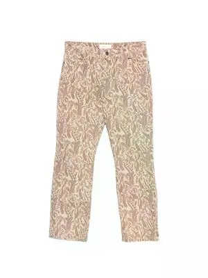 Ba&sh Tooty Paisley-print Cotton Trousers