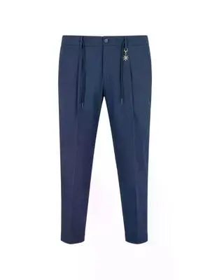 MANUEL RITZ Pleated Trousers With Drawstring Waist