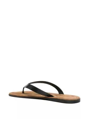 THE ROW Leather Thong-strap Flat Sandals