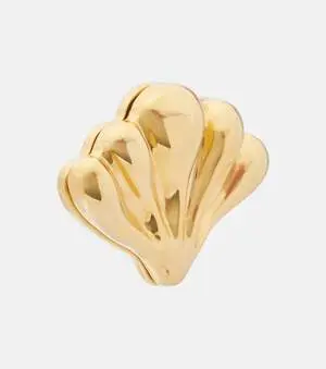 Chloé Shell Stud Earrings - Gold