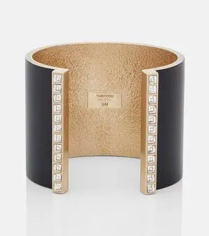 TOM FORD Crystal-embellished Cuff Bracelet