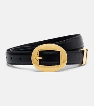 Altuzarra Vintage Leather Belt - Black