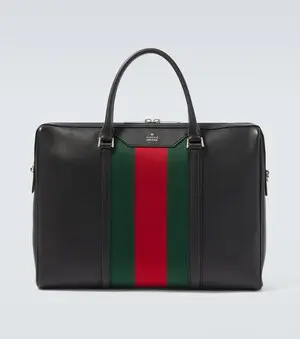 Gucci Leather Briefcase - Black