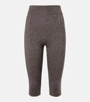Magda Butrym Wool Capri Pants - Brown