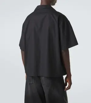 Balenciaga Printed Cotton Bowling Shirt
