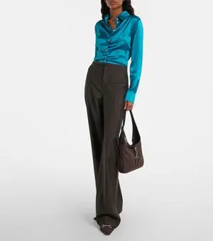 Gucci Jackie 1961 Medium Canvas Shoulder Bag - Brown