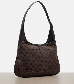 Gucci Jackie 1961 Medium Canvas Shoulder Bag