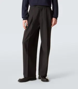 Givenchy Wool And Mohair Straight Leg Pants