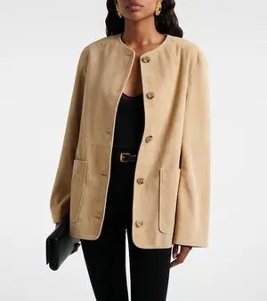 Nour Hammour Suede Jacket