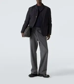 JIL SANDER Wide-leg Wool Trousers