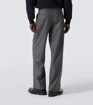 JIL SANDER Wide-leg Wool Trousers