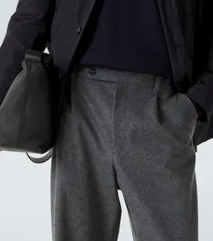 JIL SANDER Wide-leg Wool Trousers