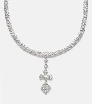 Yeprem 18kt White Gold Diamond Pendant Necklace