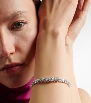Yeprem 18kt White Gold Diamond Bangle