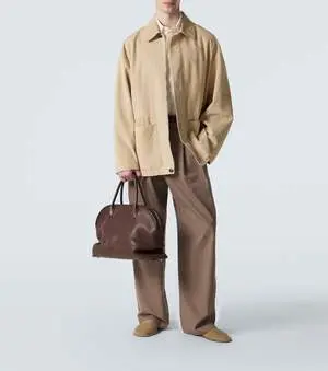 THE ROW Agnes 16 Leather Top-handle Bag - Brown