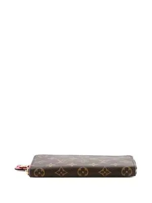LOUIS VUITTON Clemence Wallet Limited Edition Blooming Flowers Monogram Canvas Small Wallets