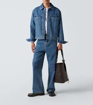 Loewe Anagram Denim Jacket - Blue