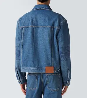 Loewe Anagram Denim Jacket - Blue