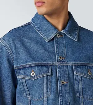 Loewe Anagram Denim Jacket - Blue
