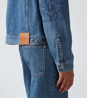 Loewe Anagram Denim Jacket - Blue