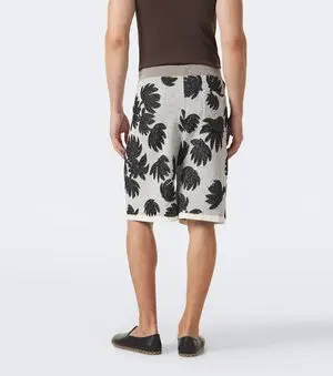 Commas Jacquard Terry Shorts