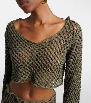 BANANHOT Magen Crochet Crop Top