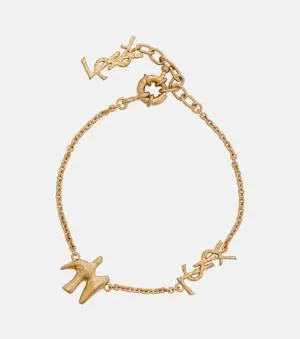 Saint Laurent Cassandre Chain Bracelet - Gold