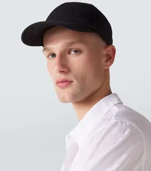 Gucci Gg Monogram Baseball Cap - Black