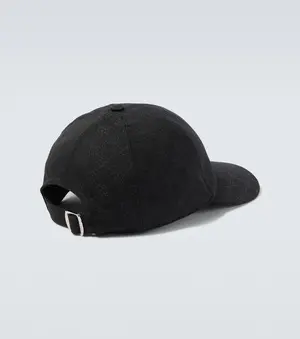 Gucci Gg Monogram Baseball Cap - Black