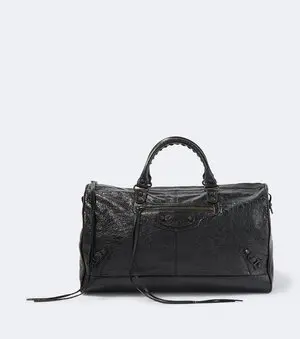 Balenciaga Le City Leather Tote Bag - Black