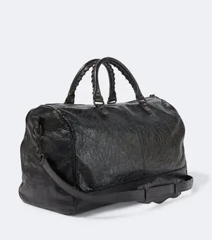 Balenciaga Le City Leather Tote Bag - Black