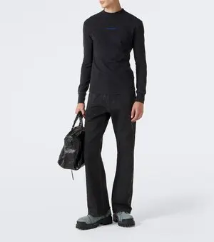 Balenciaga Le City Leather Tote Bag - Black