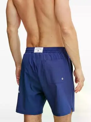 Guess Logo Print Drawstring Swim Shorts