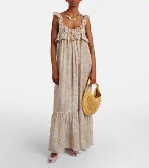 Chloé Summer Banana Raffia Shoulder Bag - Yellow