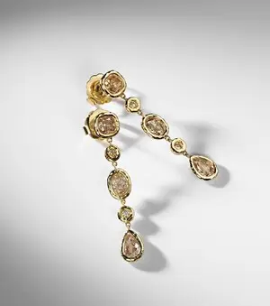OCTAVIA ELIZABETH Nesting Gem Diamond Drop Earrings