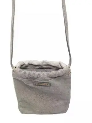 CATERINA LUCCHI Eva Printed Leather Shoulder Bag - Grey