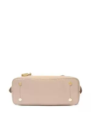 Stella McCartney Grained Tote Bag With Padlock Detail - Neutrals