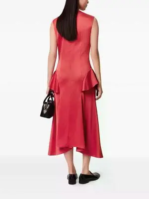 Stella McCartney Asymmetric Ruffled Dress - Red