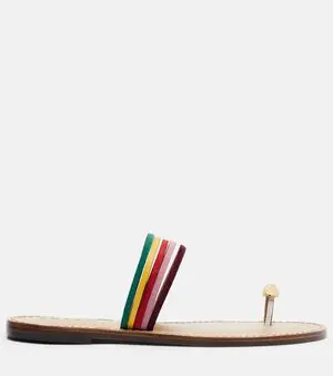 AMANU Lusaka Leather Thong Sandals