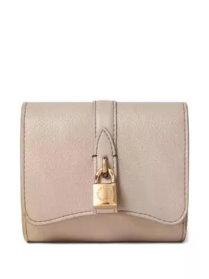 Stella McCartney Padlock-detail Grained Wallet