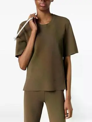 Stella McCartney Embroidered Side-slit T-shirt