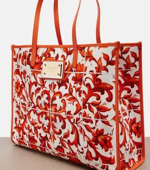 Dolce & Gabbana Printed Canvas Shopper