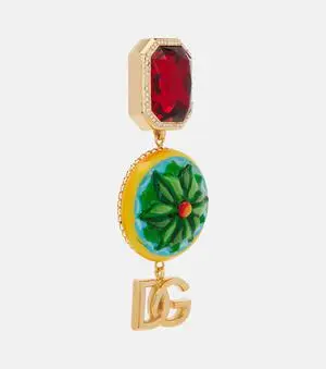 Dolce & Gabbana Embellished Clip-on Earrings