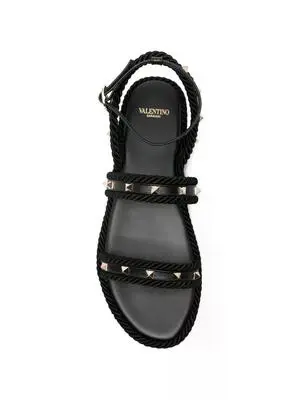 Valentino Garavani Rockstud Flat Sandals