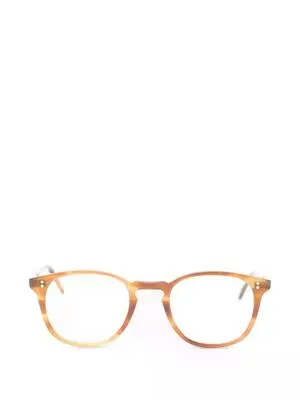 Garrett Leight Kinney Round-frame Eyeglasses - Brown