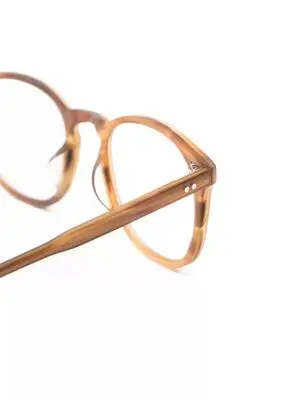Garrett Leight Kinney Round-frame Eyeglasses