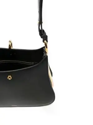 Rabanne Medium Ring Shoulder Bag - Black