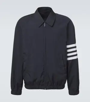 Thom Browne 4-bar Ripstop Blouson Jacket - Blue