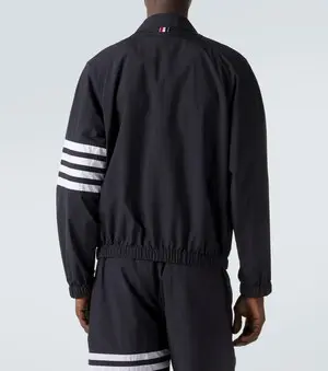 Thom Browne 4-bar Ripstop Blouson Jacket - Blue