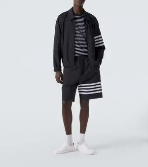 Thom Browne 4-bar Ripstop Shorts